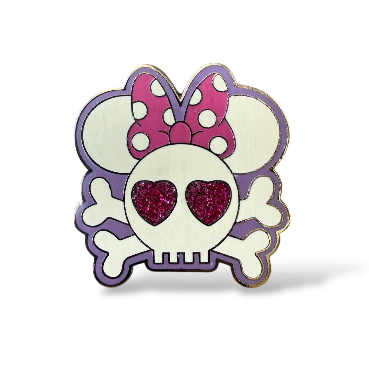 Disney Parks Skull and Crossbones Minnie Mouse Pin