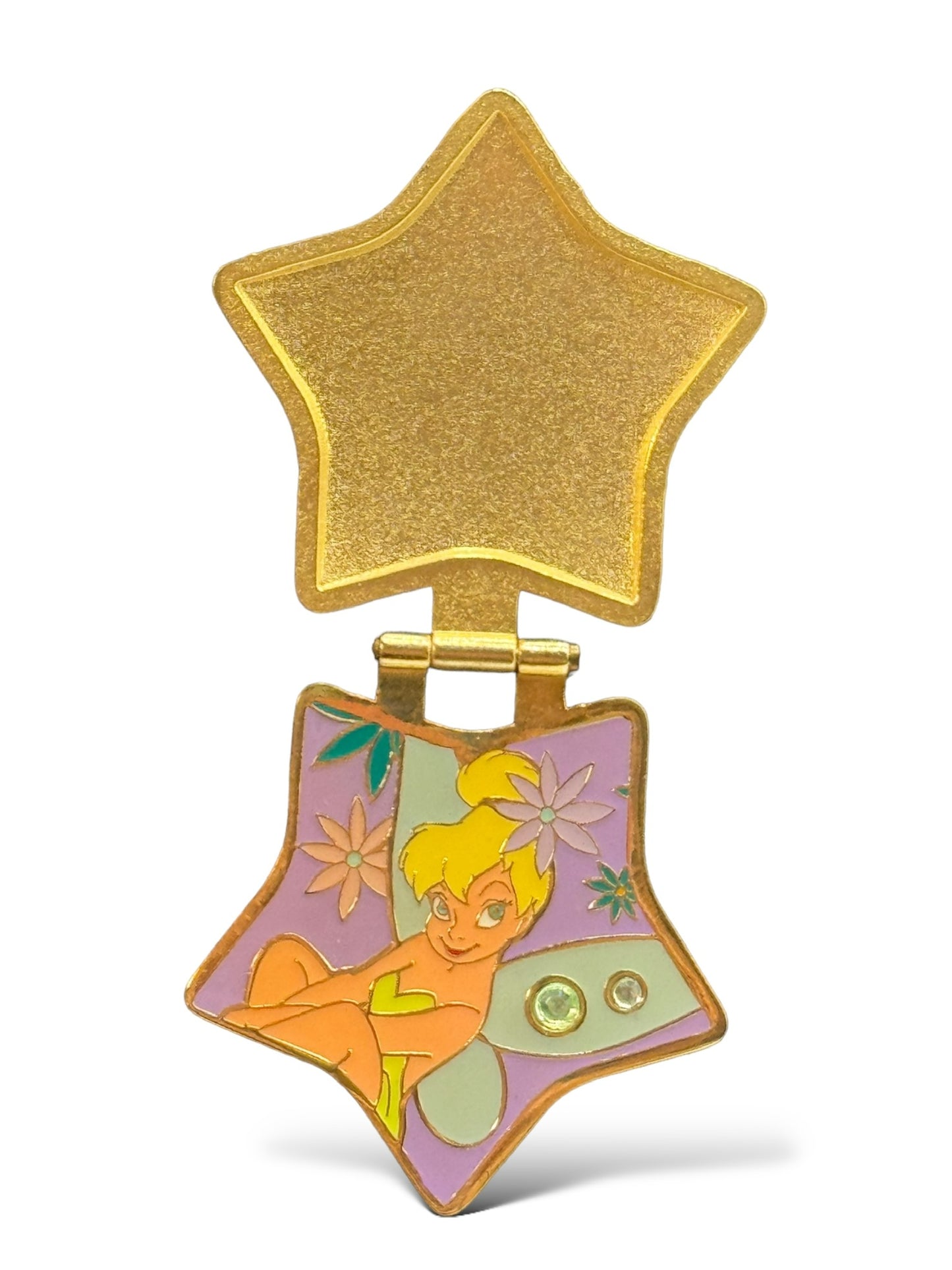 JDS Tinker Bell Star Locket Hinged Pin