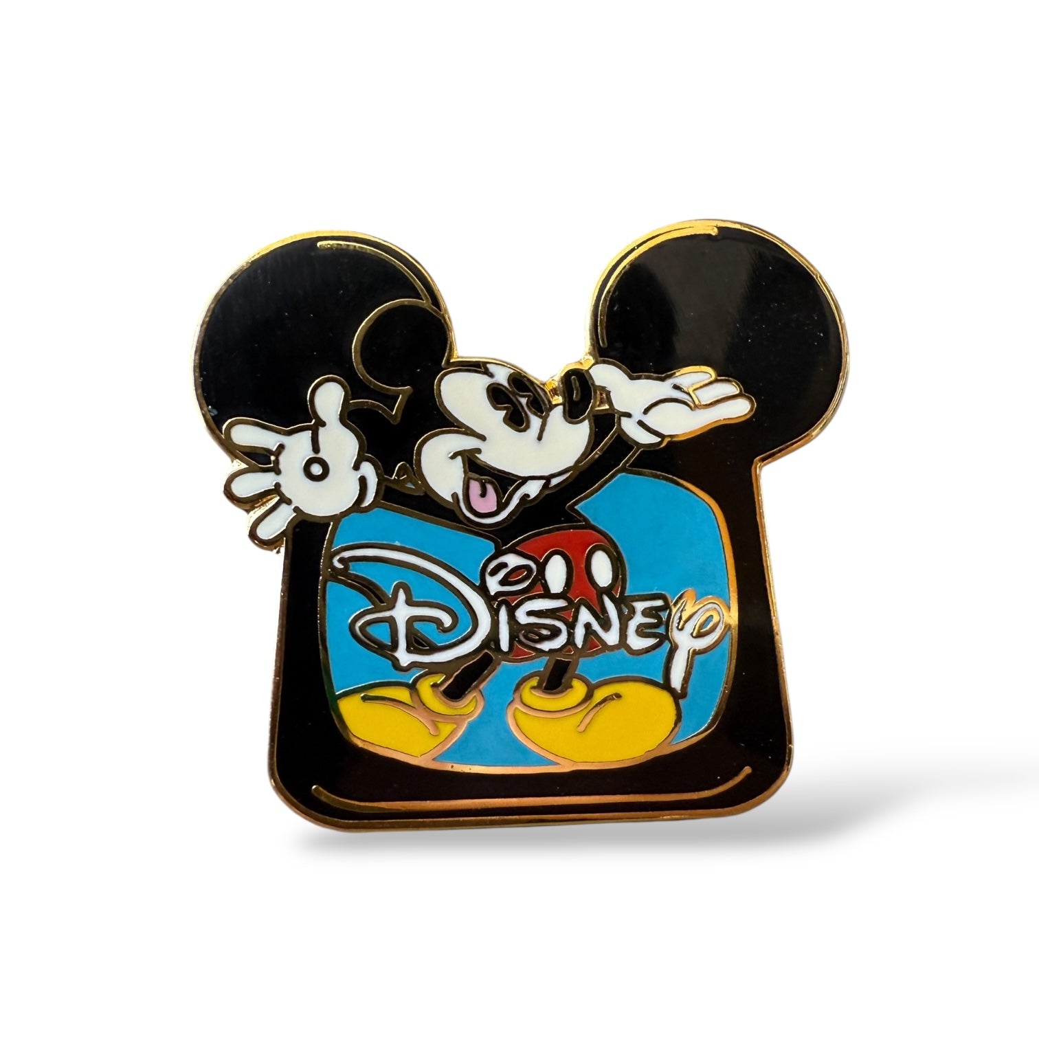 Disney Parks Disney Channel Mickey Mouse Arms Stretched Out Pin