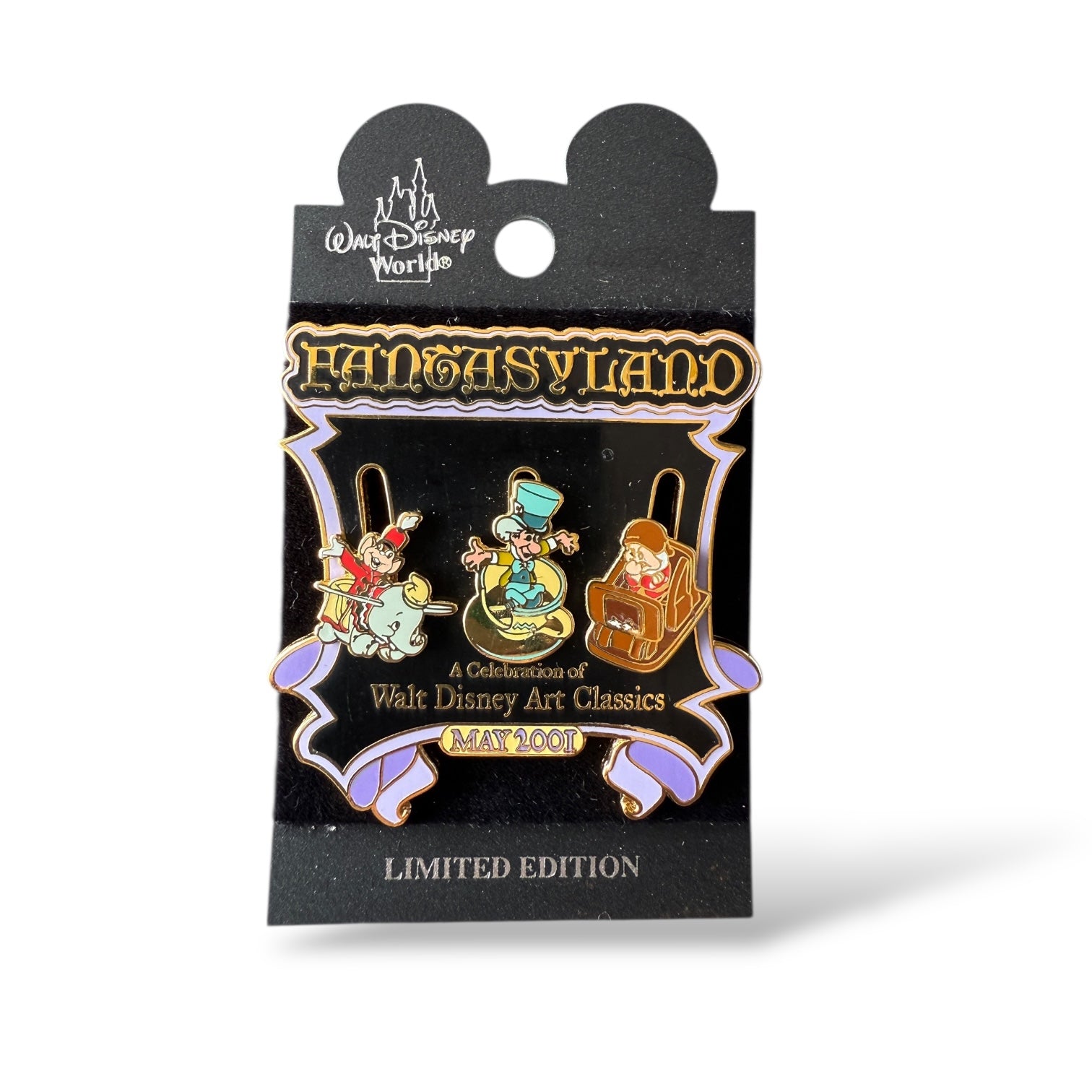Disney Parks Celebration Walt Disney Art Classics Grumpy, Mad Hatter,
