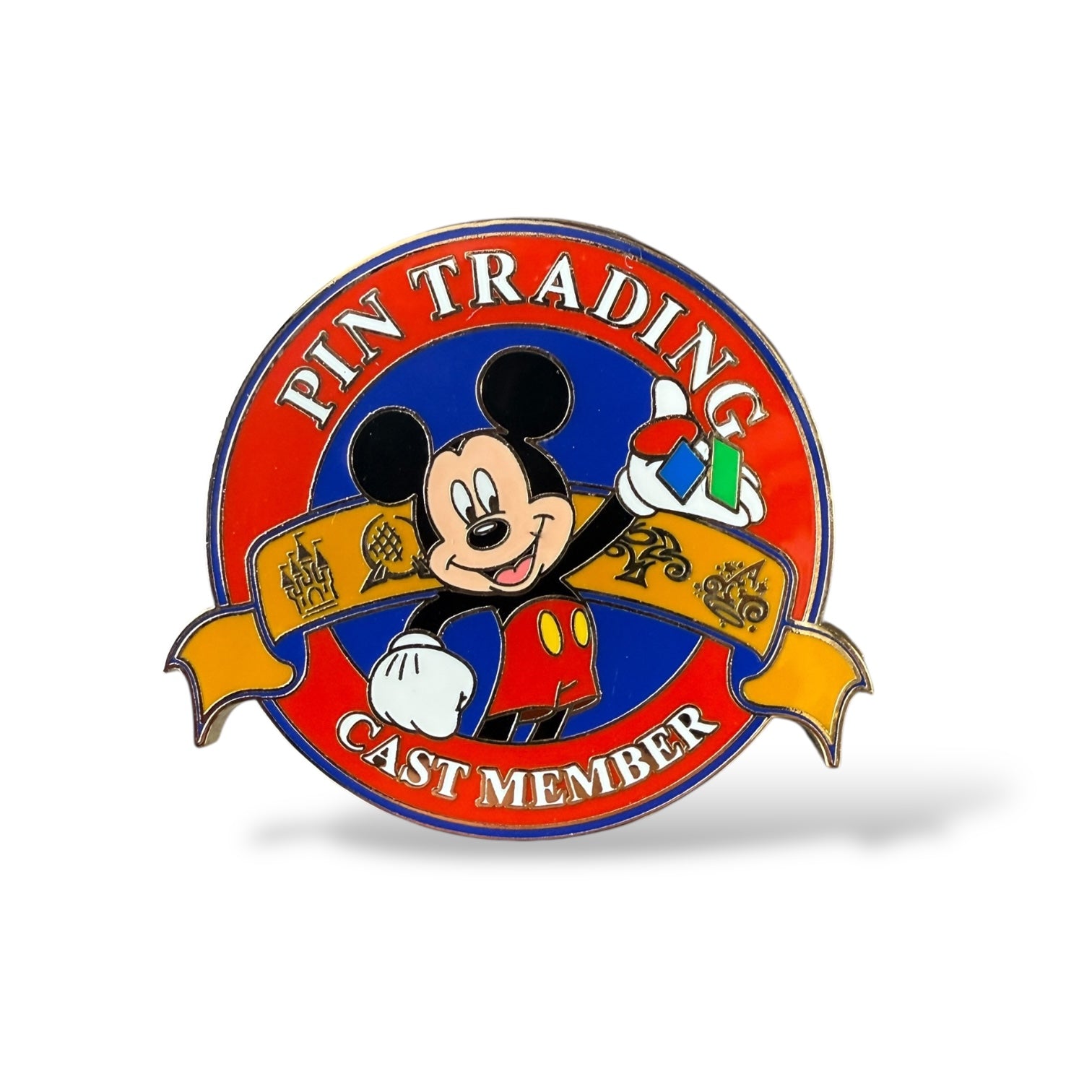 DEC Cast Exclusive Pin Trading Logo Mickey Mouse Pin