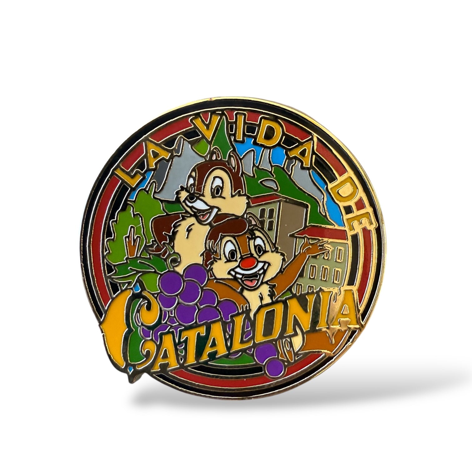 Adventures By Disney Spain La Vida de Catalonia Chip n' Dale Pin