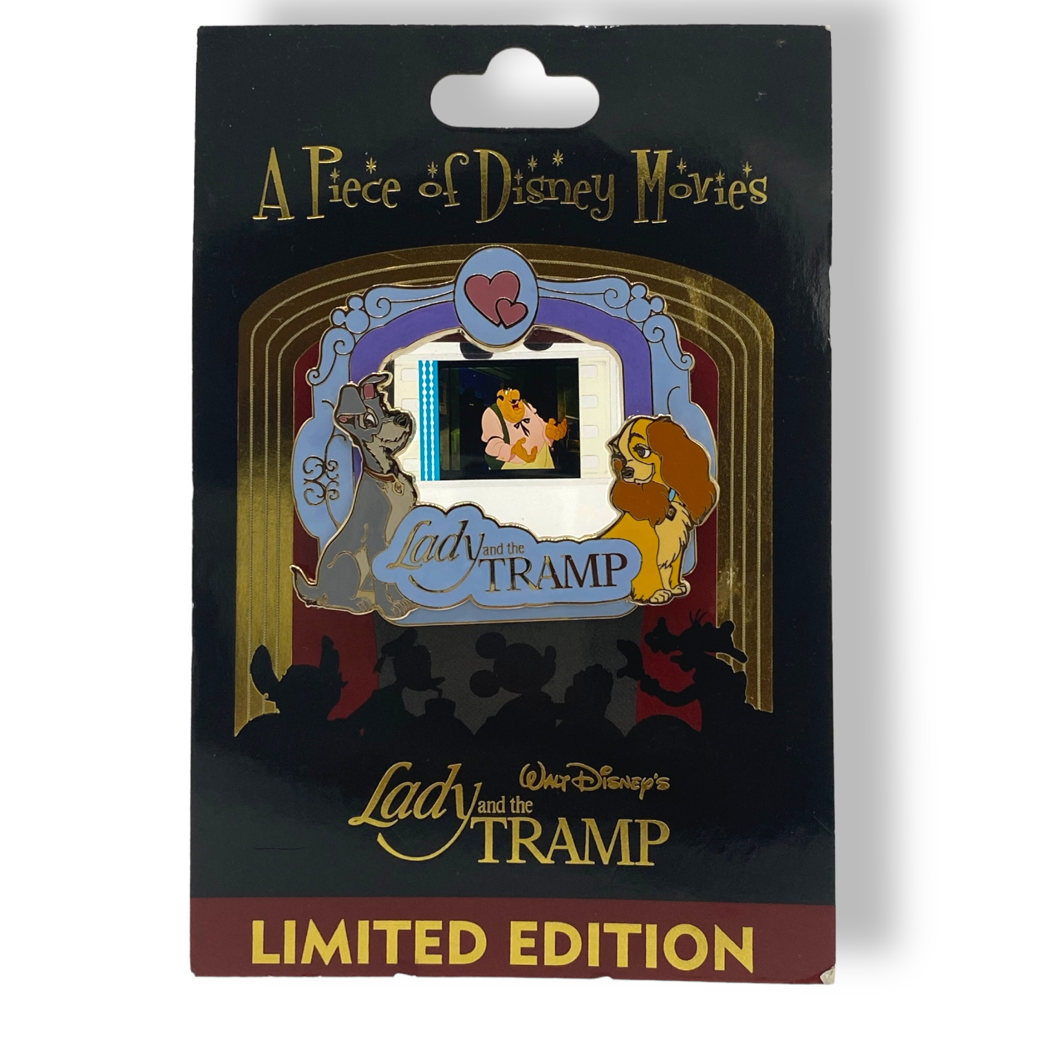 Piece of Disney Movies Lady and The Tramp Pin