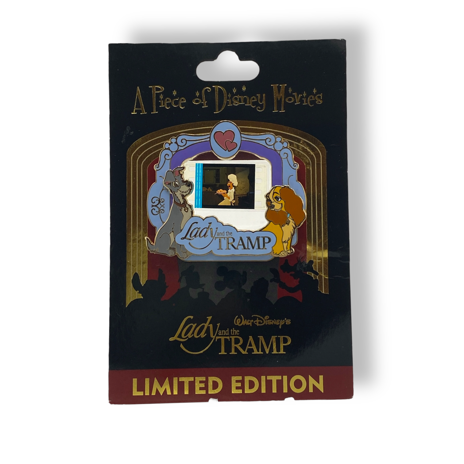 Piece of Disney Movies Lady and The Tramp Pin